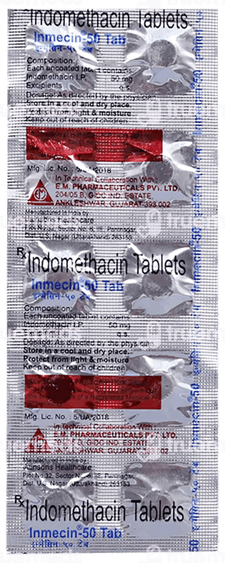 Inmecin 50 MG | Order Inmecin 50 MG Tablet 10 Online at Truemeds