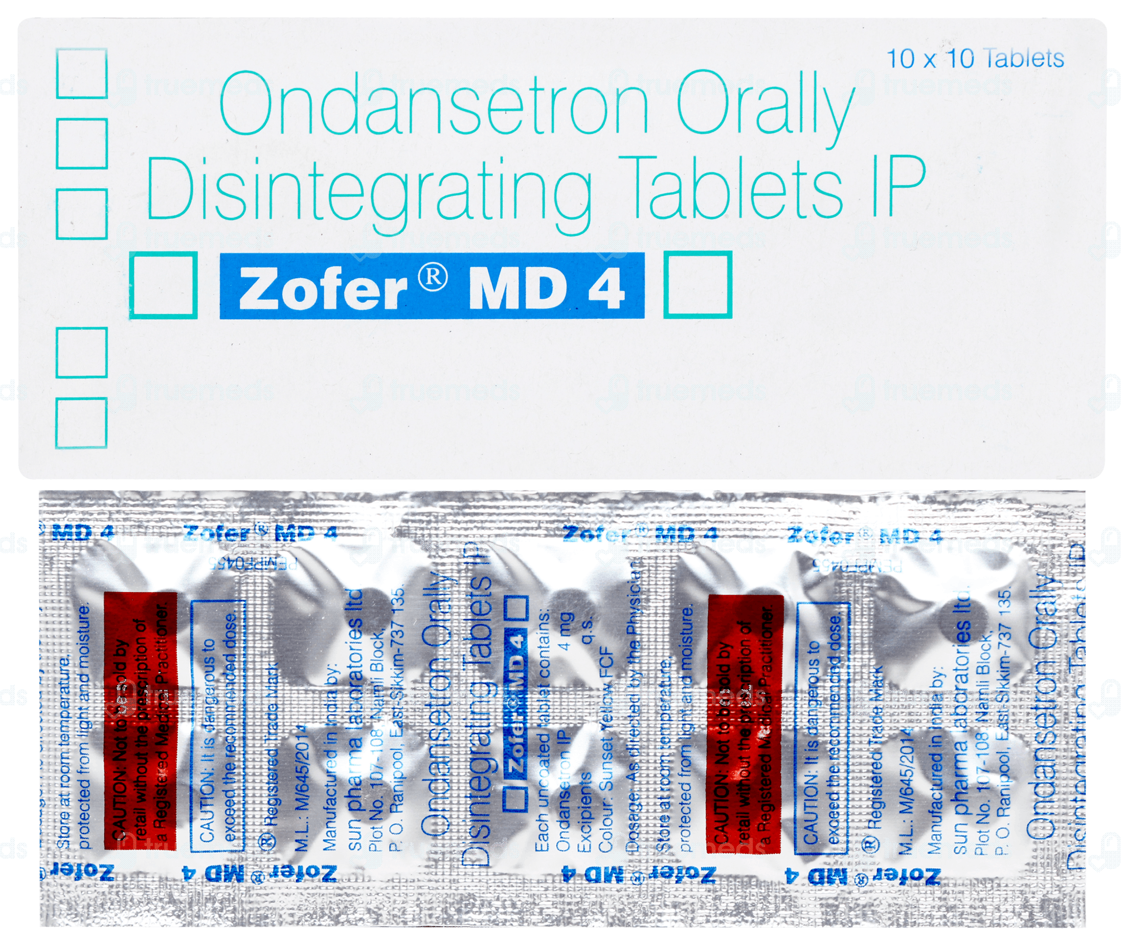Zofer Md 4 Tablet – Treat Nausea & Vomiting