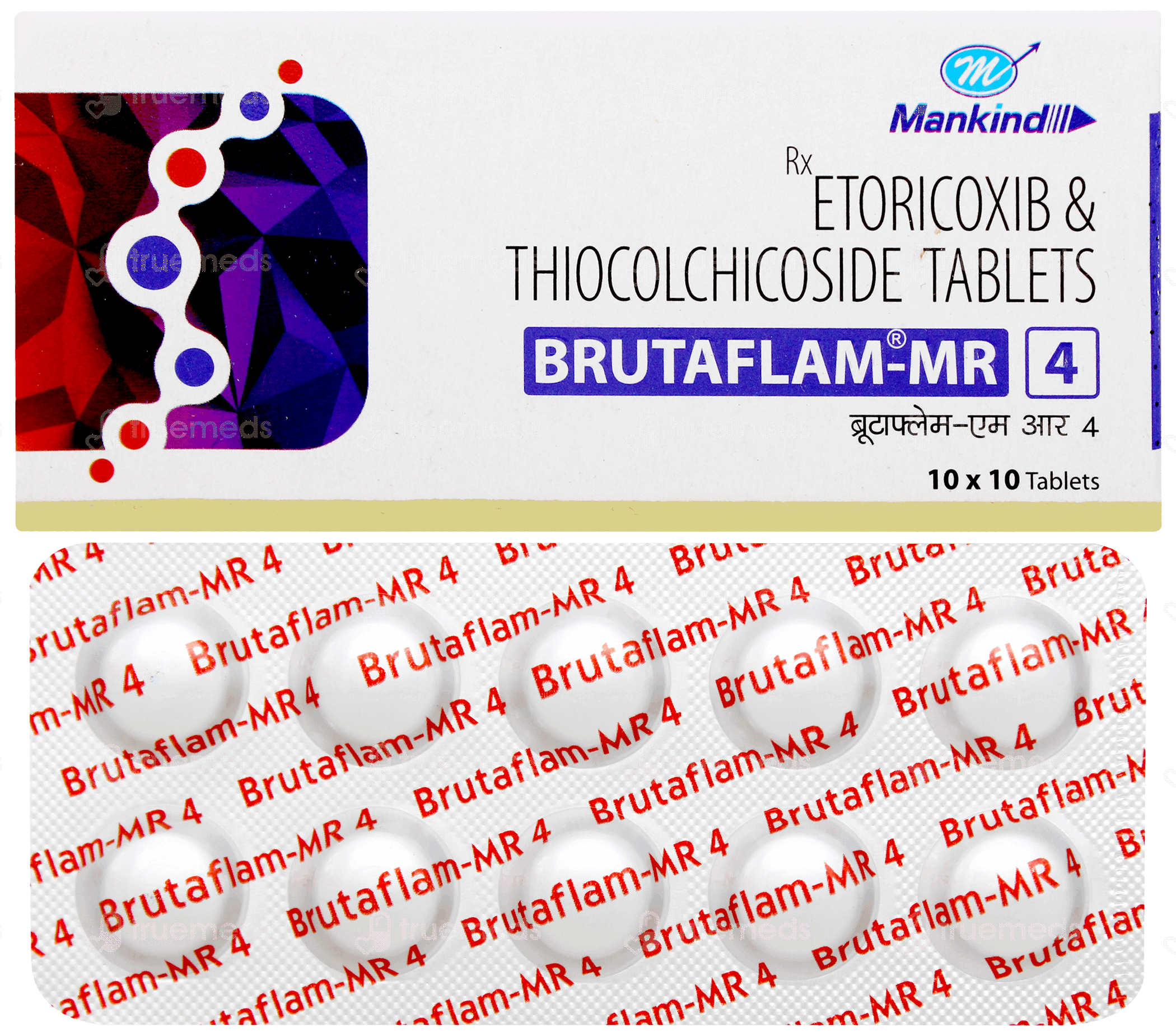 Brutaflam 60/4 MG | Order Brutaflam 60/4 MG Tablet Mr Online at Truemeds