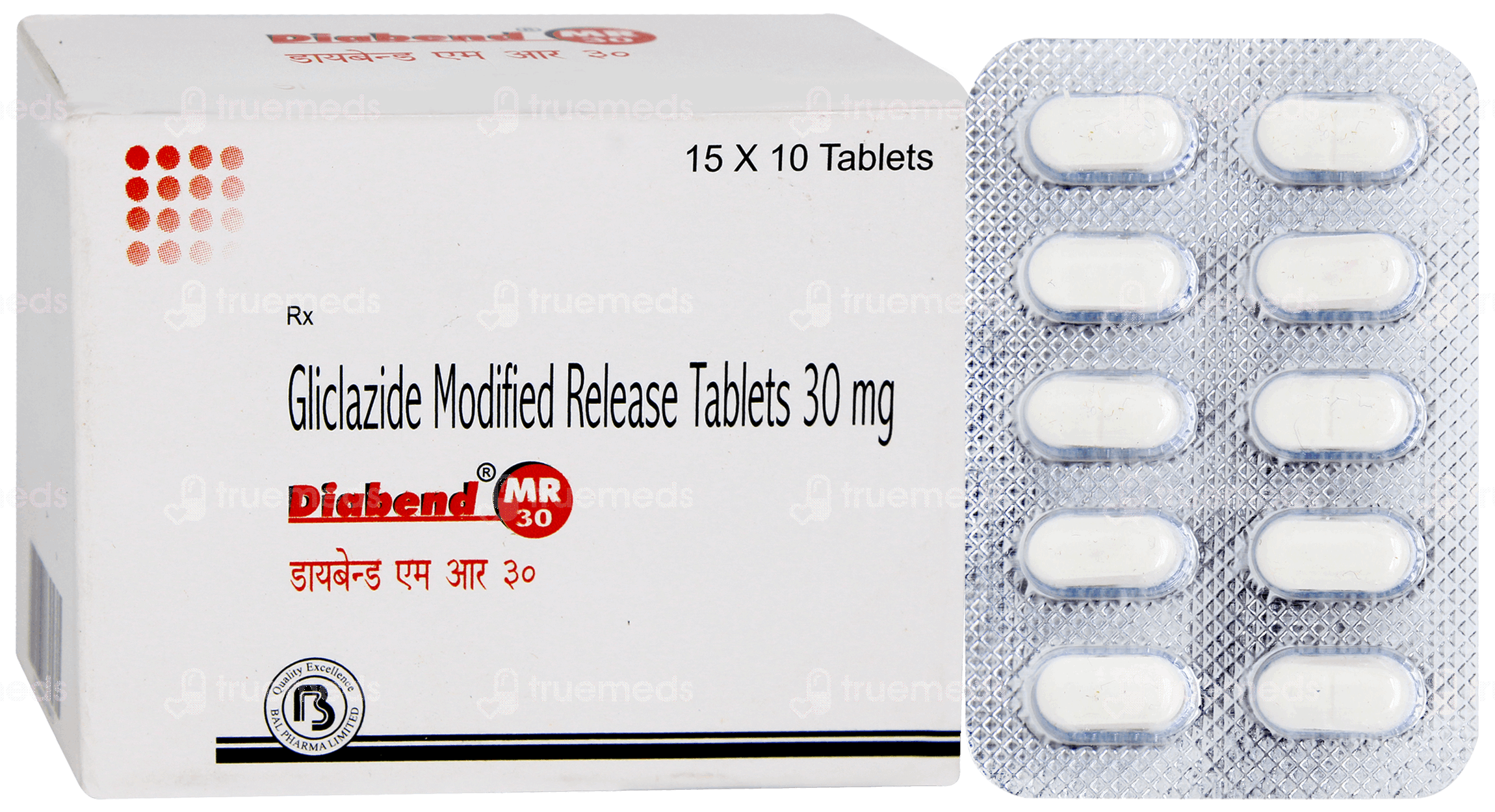 Diabend 30 MG | Order Diabend 30 MG Tablet Mr Online at Truemeds