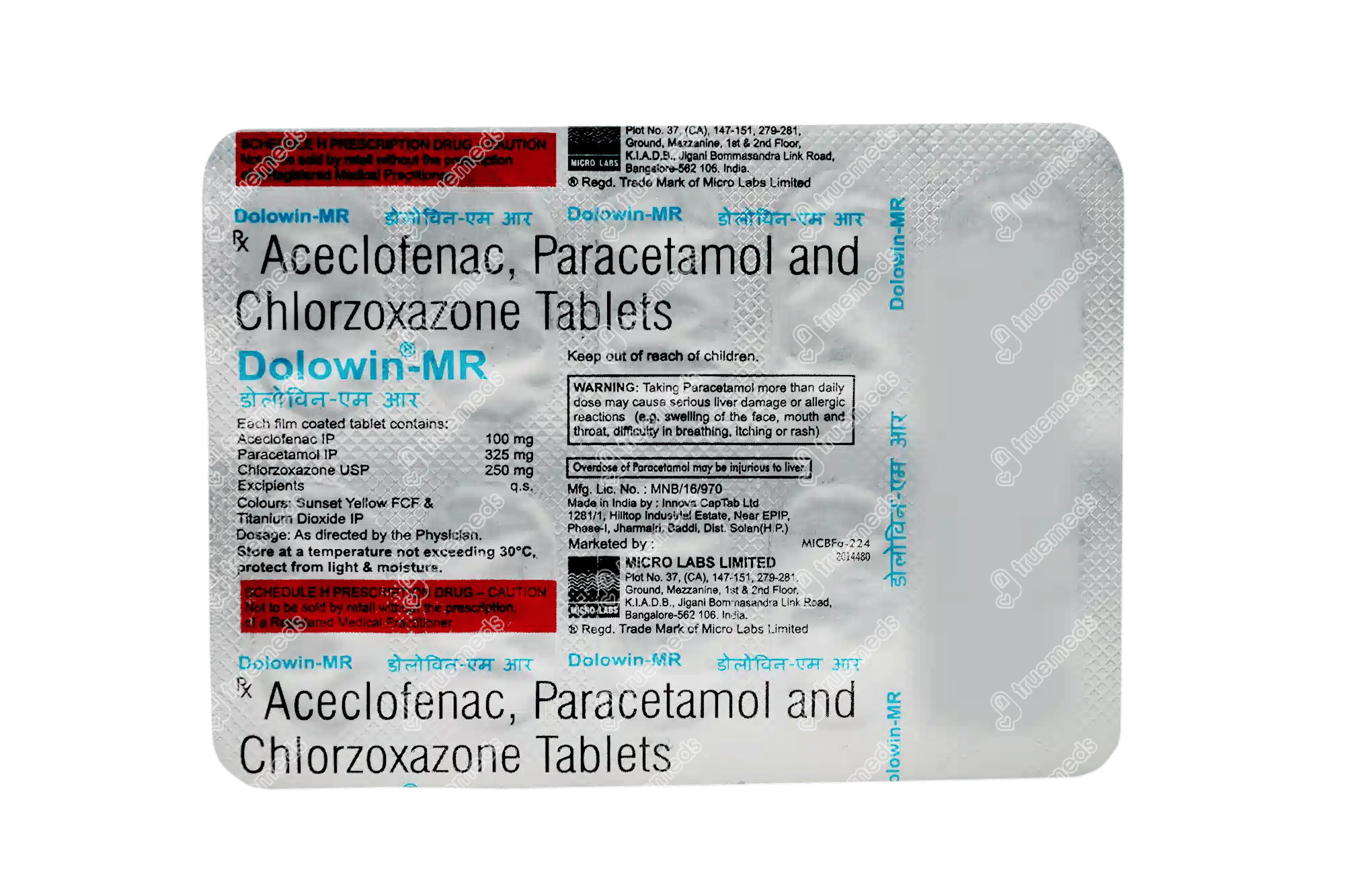 Dolowin Mr 100/325/250 MG Tablet Mr 10 - Uses, Side Effects, Dosage ...