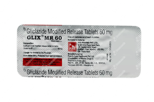 Glix Mr 60 MG | Order Glix Mr 60 MG Tablet Mr Online at Truemeds