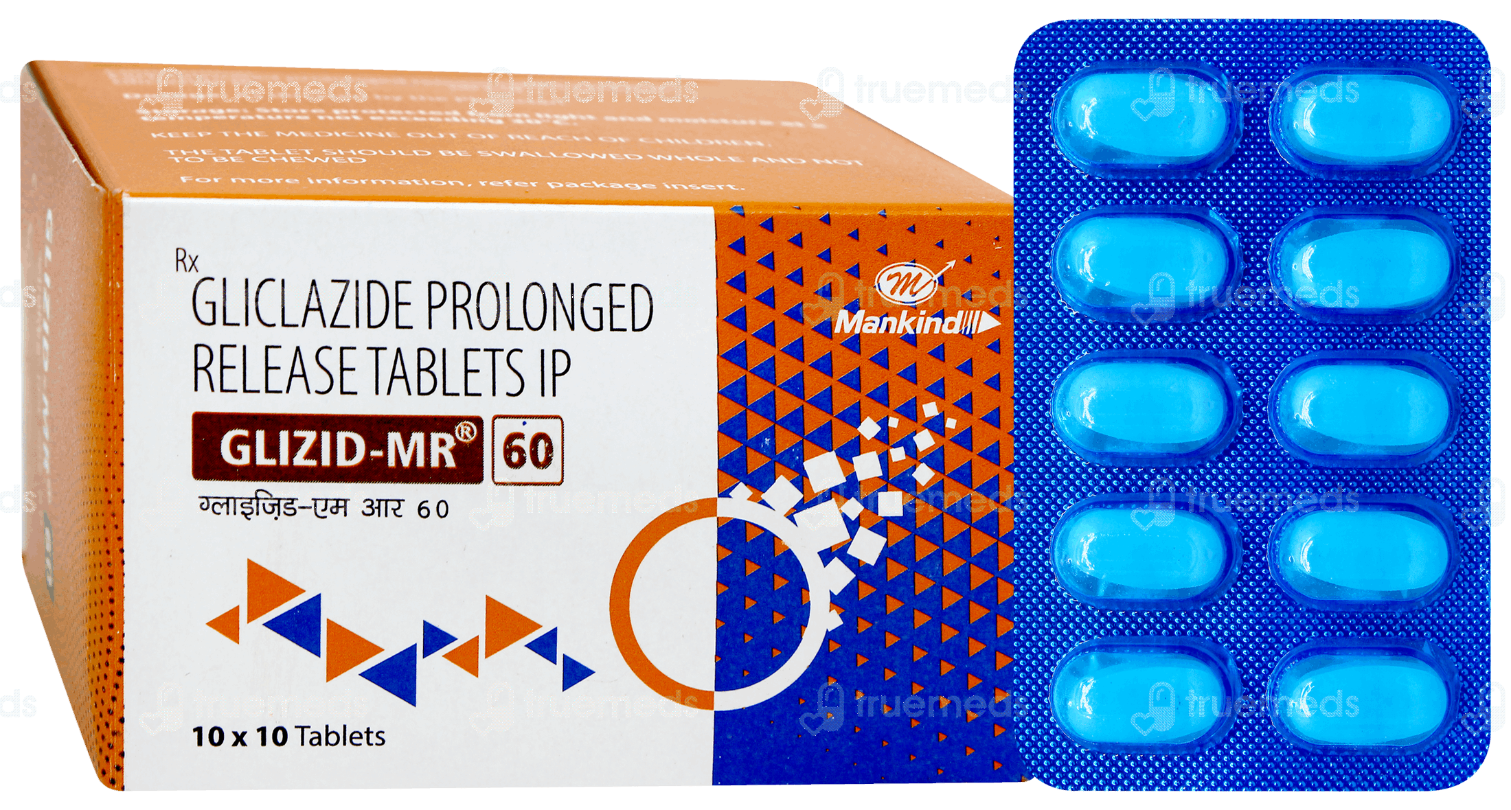 Glizid Mr 60 MG | Order Glizid Mr 60 MG Tablet Mr Online at Truemeds