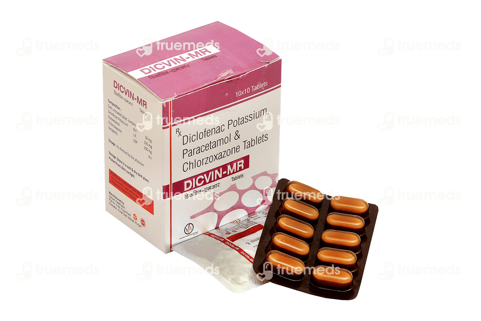 Dicvin Mr Tablet 10 - Uses, Side Effects, Dosage, Price | Truemeds