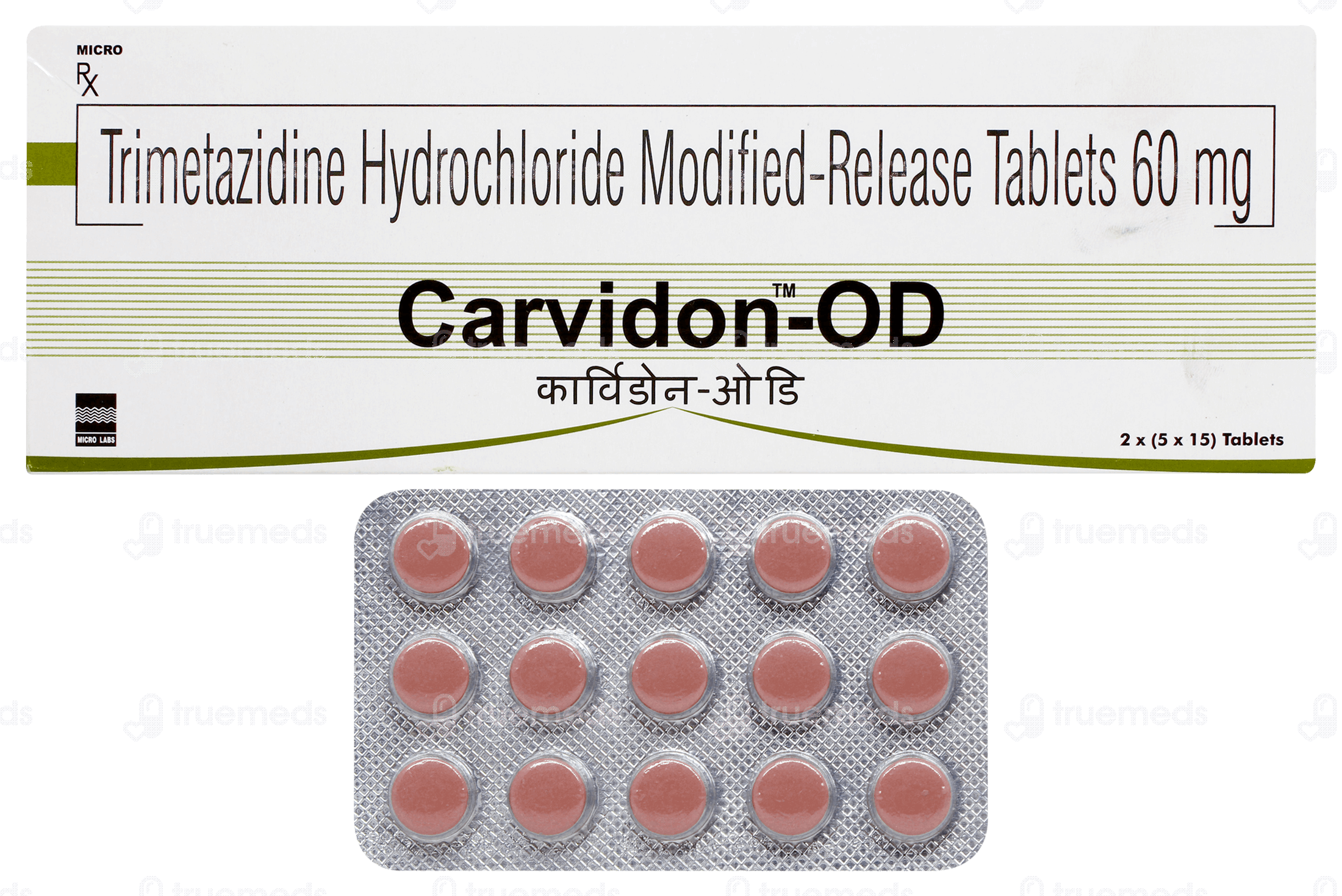 Carvidon Od 60 Mg Tablet Mr 15 - Uses, Side Effects, Dosage, Price ...