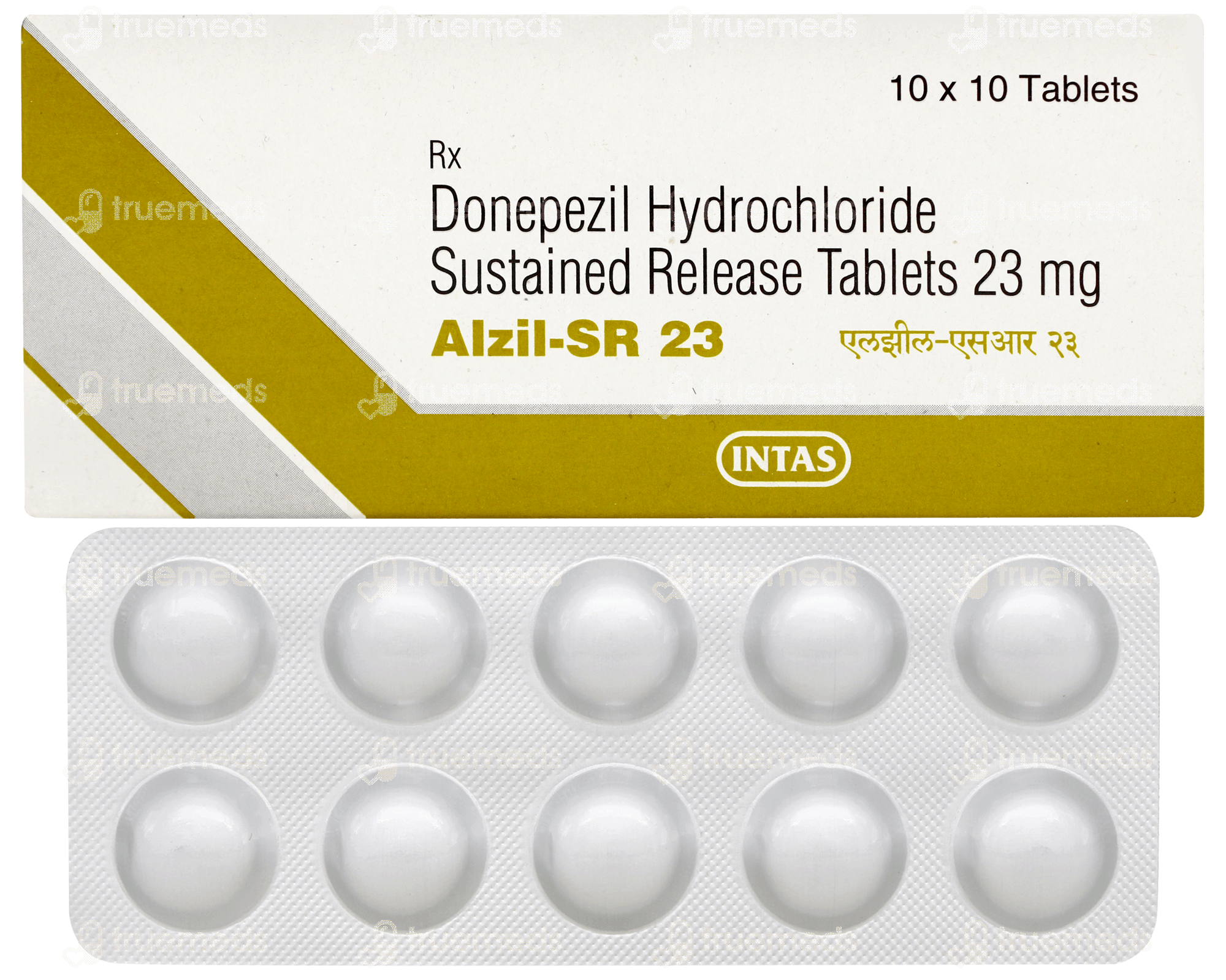 Alzil 23 Mg Tablet Sr 10 - Uses, Side Effects, Dosage, Price | Truemeds