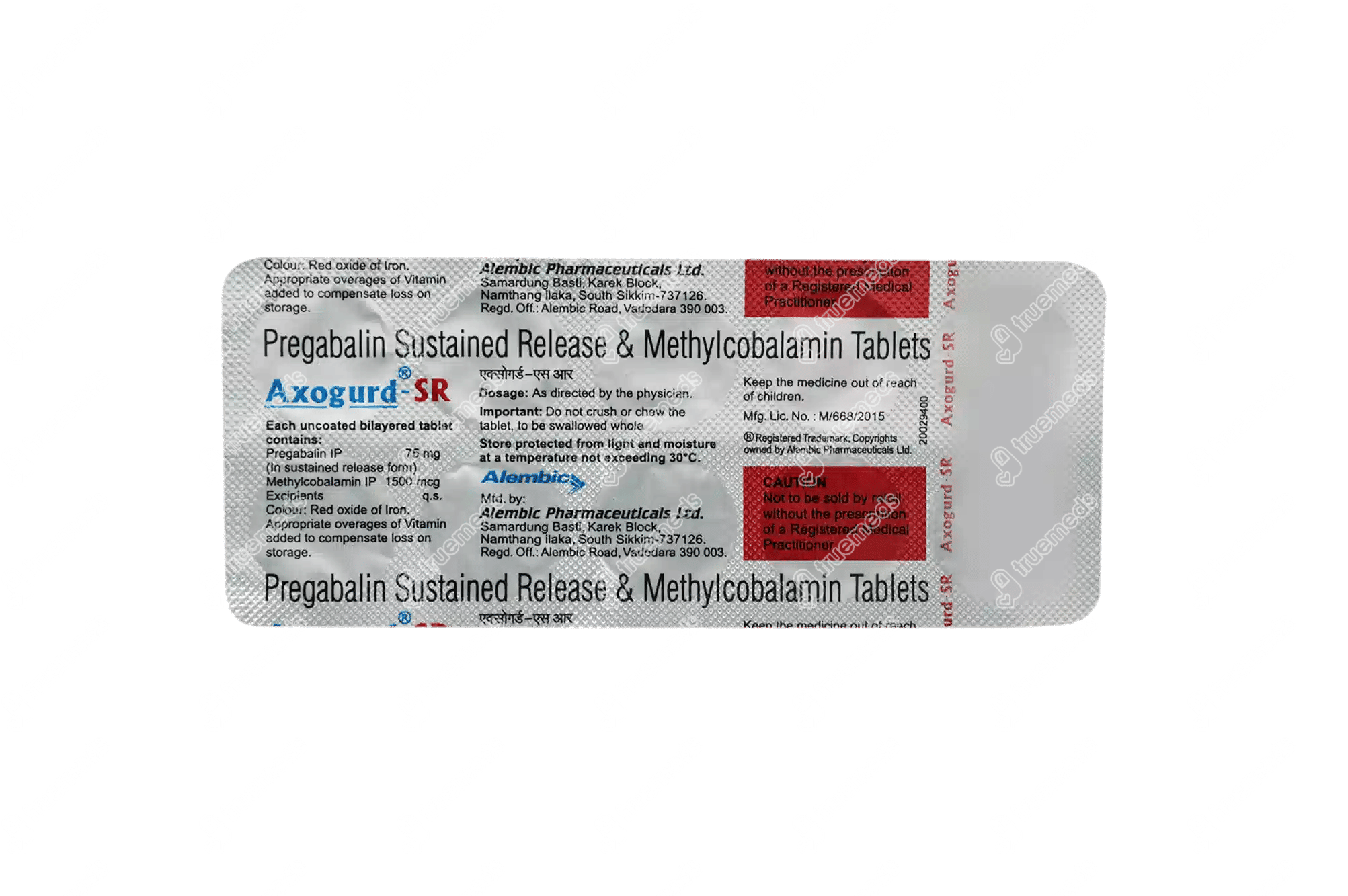Axogurd 75 Mg/1500 MCG | Order Axogurd 75 Mg/1500 MCG Tablet Sr Online ...