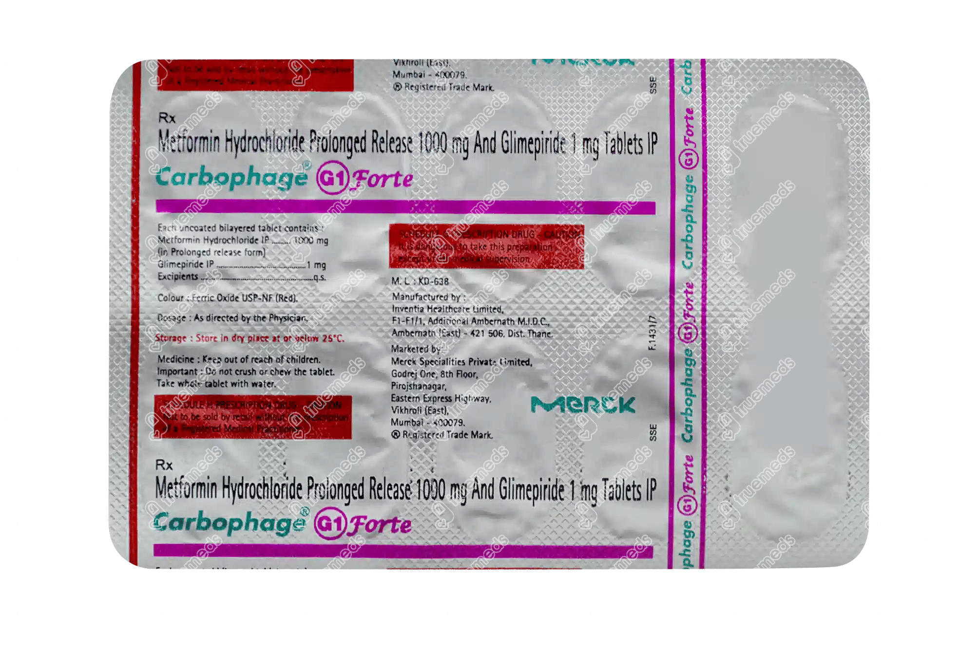 Carbophage G Forte 1/1000 MG Pr | Order Carbophage G Forte 1/1000 MG ...