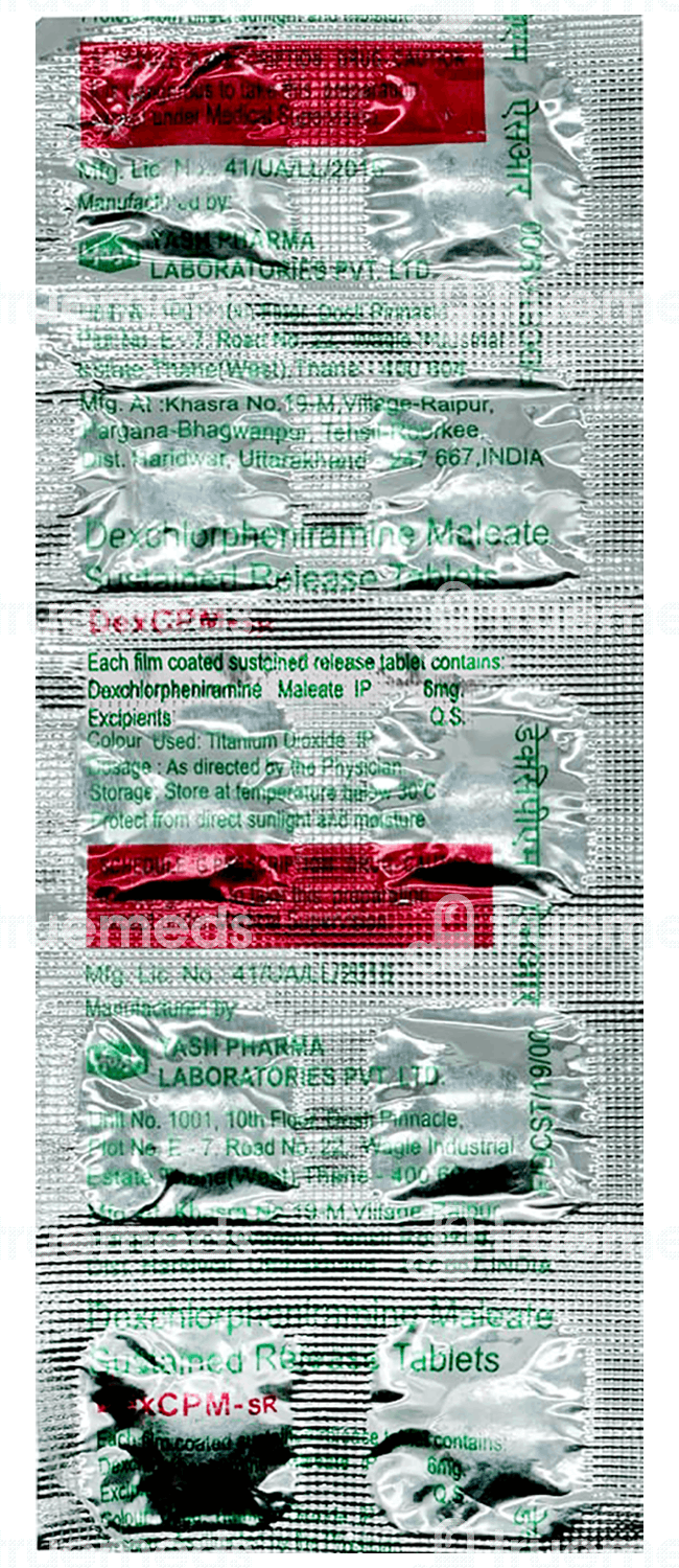 Dexcpm 6 MG | Order Dexcpm 6 MG Tablet Sr Online at Truemeds