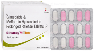 Glitaray M 2 Forte Tablet 15: Uses, Side Effects, Price & Substitutes