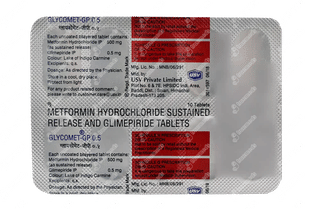 Glycomet Gp 0.5 Tablet Sr 10: Uses, Side Effects, Price & Substitutes