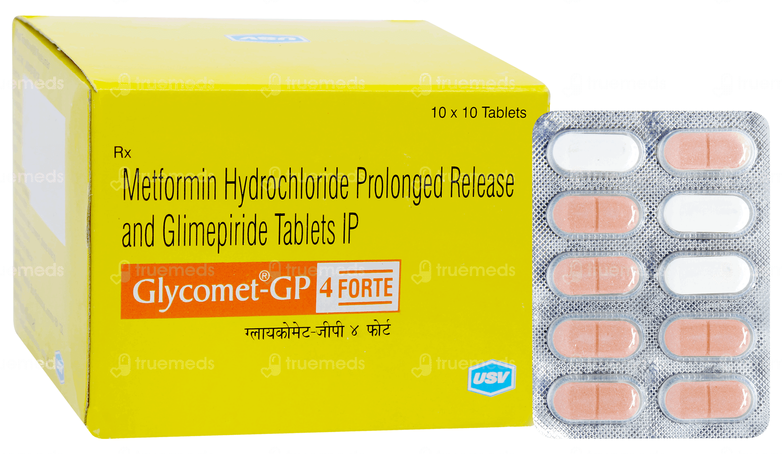 Glycomet Gp 4 Forte Tablet: Uses, Side Effects, Price & Substitutes