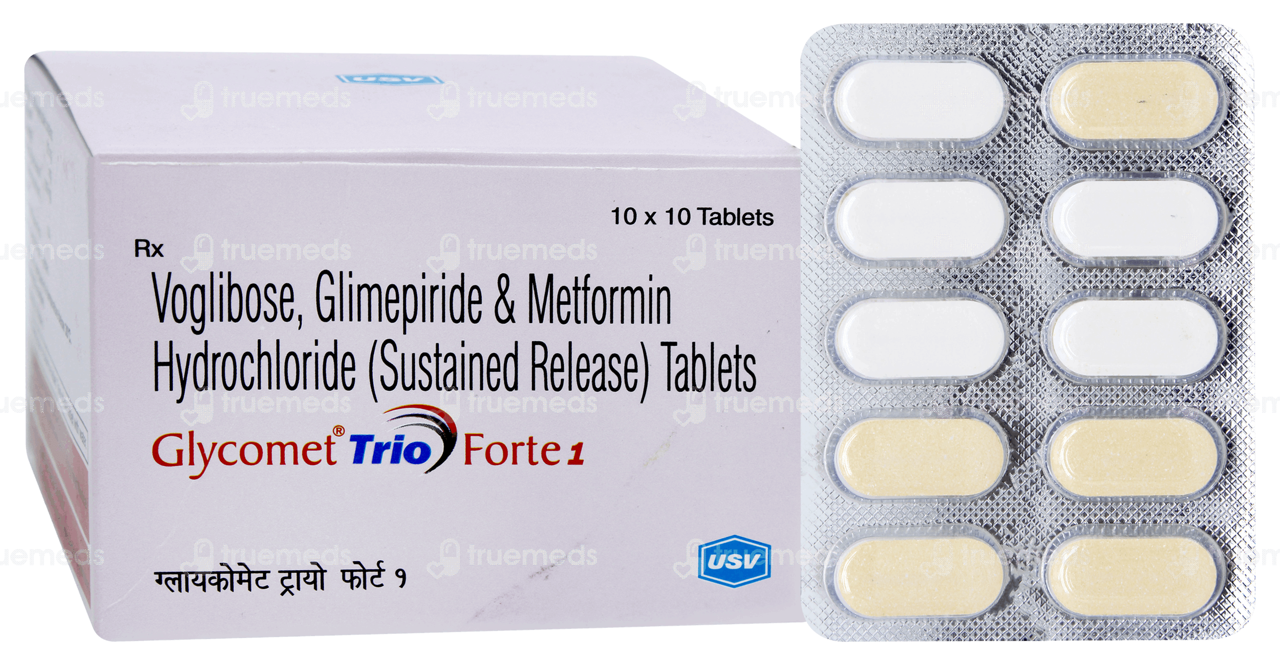 Glycomet Trio Forte 1 Tablet 10: Uses, Side Effects, Price & Substitutes