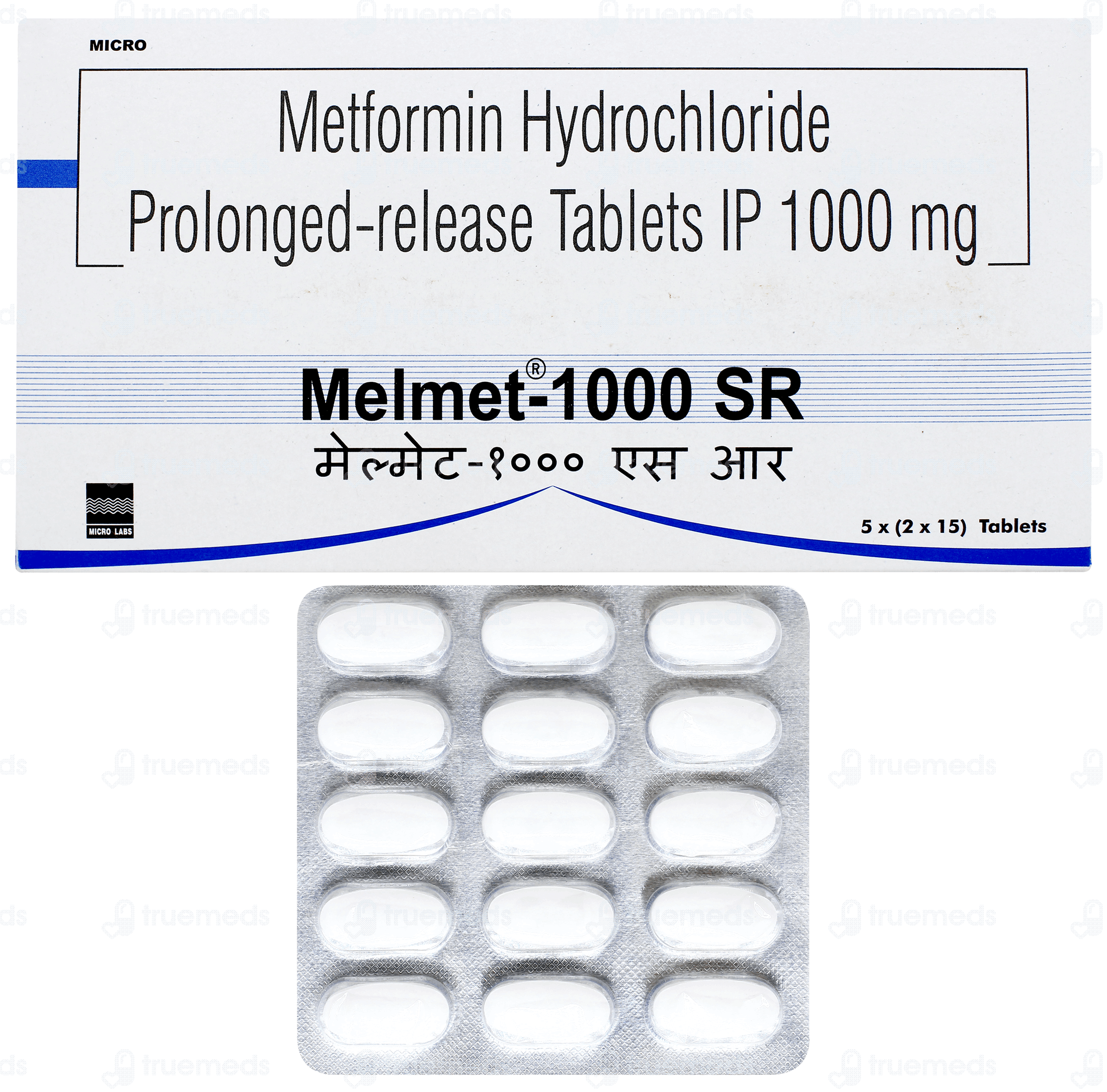 Melmet 1000 Sr Tablet 15: Uses, Side Effects, Price & Substitutes