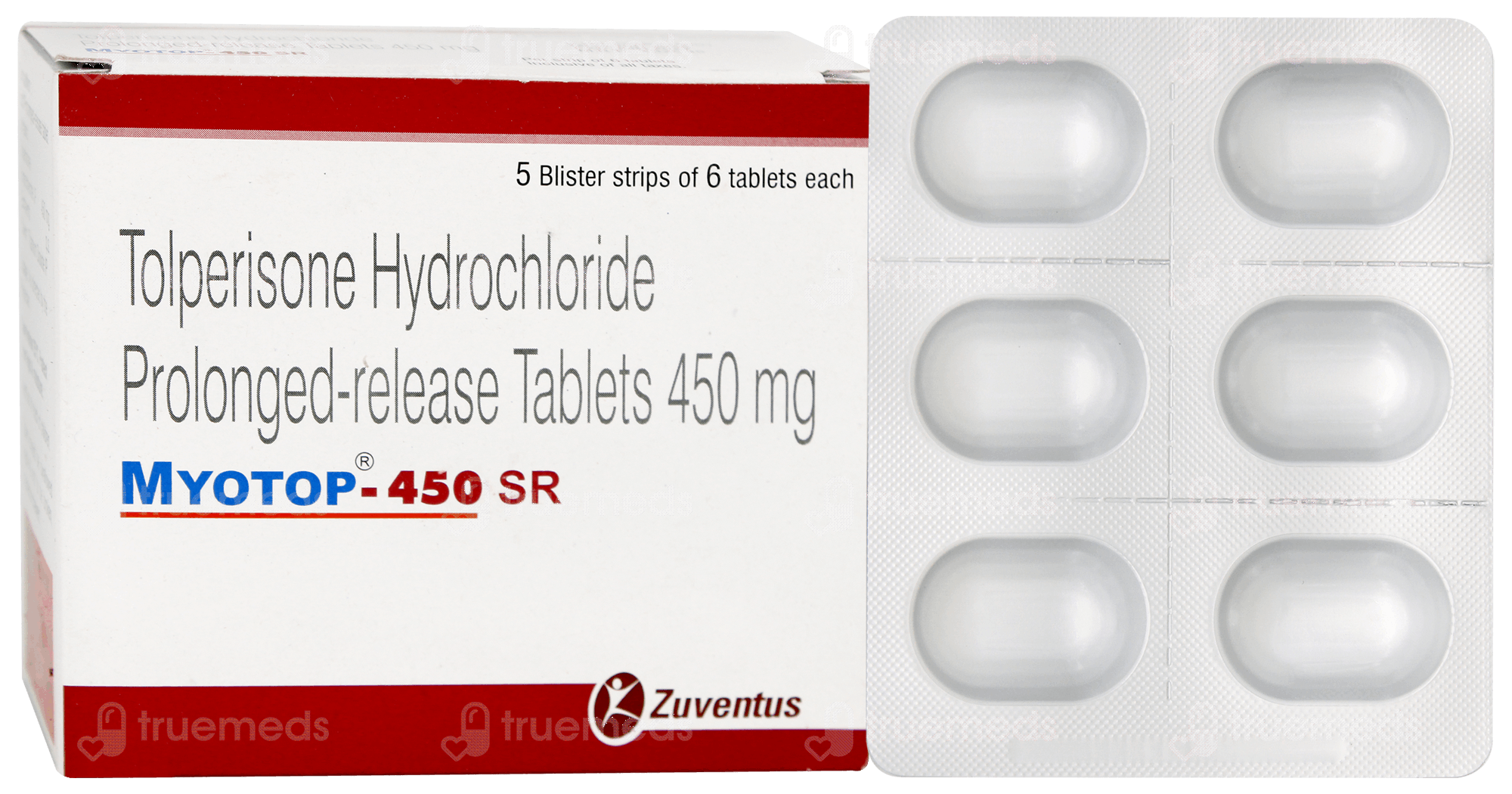 Myotop 450 MG | Order Myotop 450 MG Tablet Sr Online at Truemeds