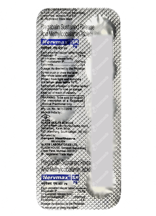 Nervmax Sr 75 Tablet 10: Uses, Side Effects, Price & Substitutes