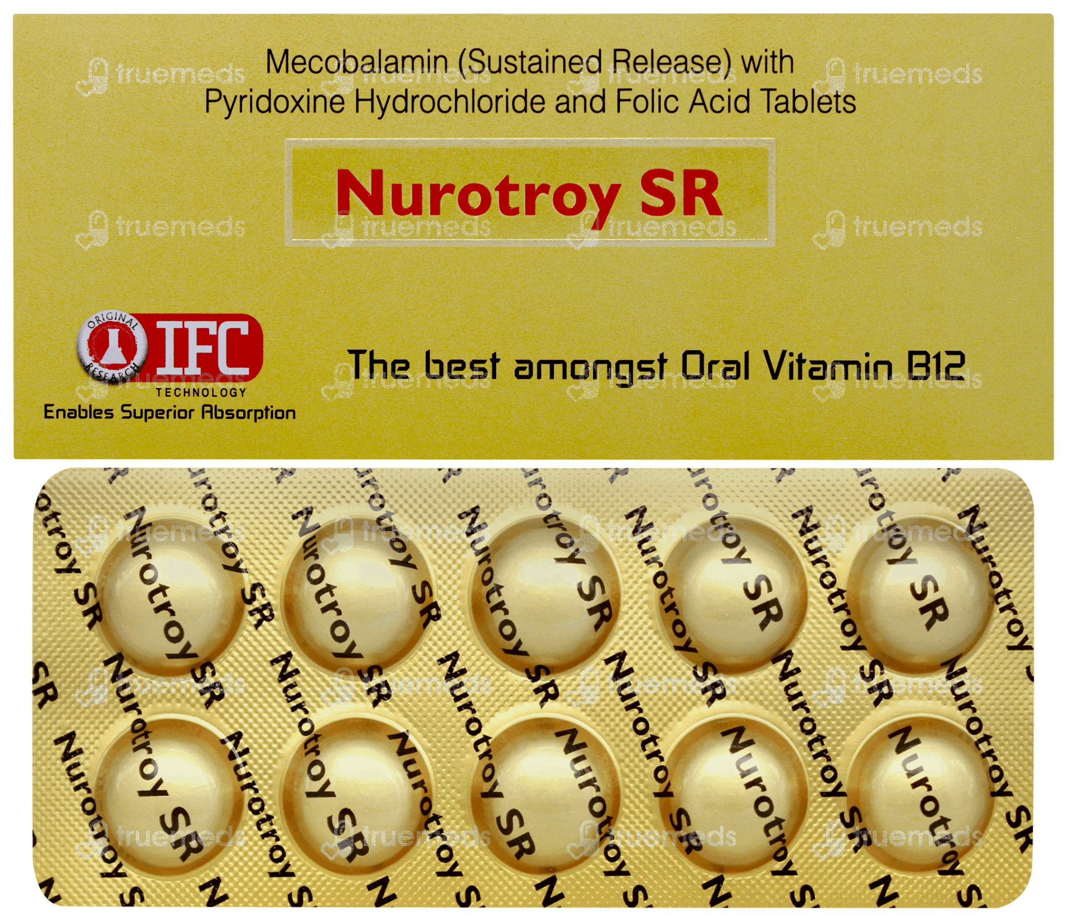 Nurotroy 1.5 MG Tablet Sr | Order NUROTROY 1.5 MG Tablet SR 10 Online ...