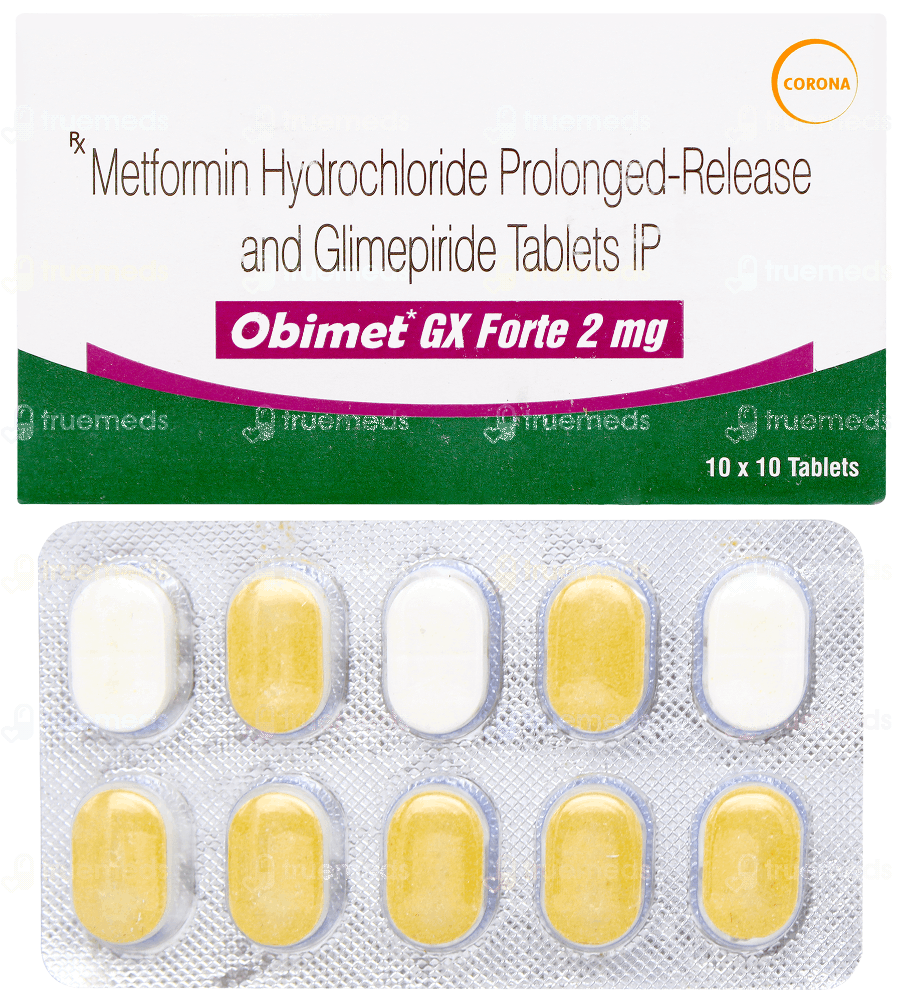 Obimet Gx Forte 2mg Tablet: Uses, Side Effects, Price & Substitutes