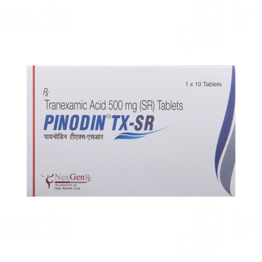 Pinodin Tx 100 Mg Tablet Sr 10 - Uses, Side Effects, Dosage, Price ...