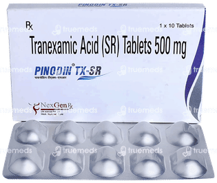 Pinodin Tx 500 MG | Order PINODIN TX 500 MG Tablet SR 10 Online at Truemeds