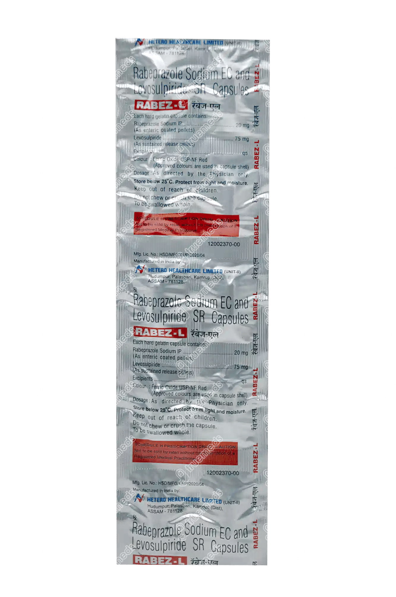 Rabez L 75/20 MG | Order Rabez L 75/20 MG Capsule Sr Online at Truemeds