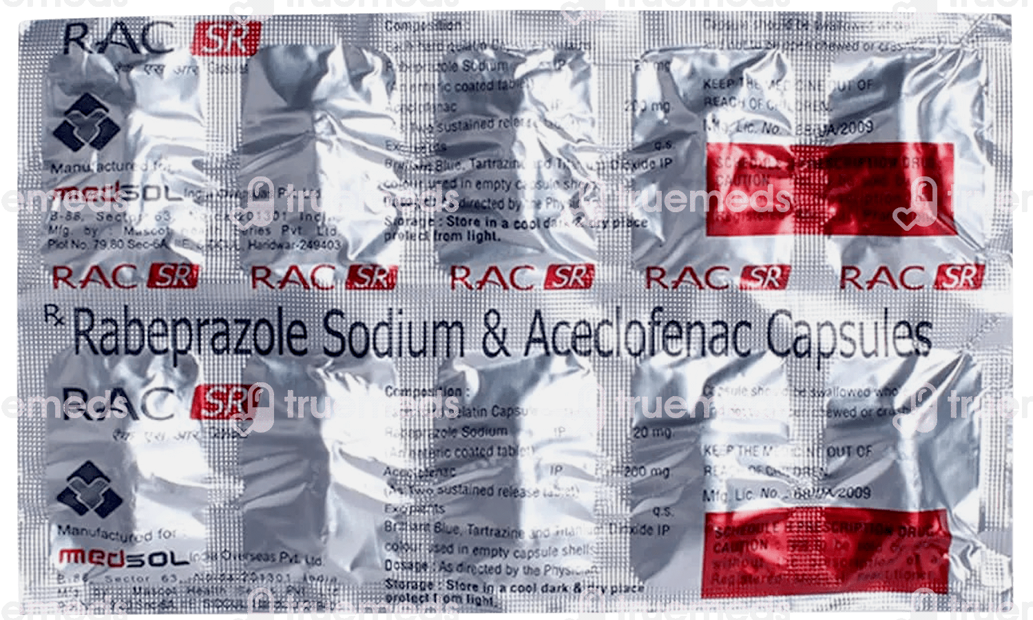 Rac 200/20 MG | Order Rac 200/20 MG Capsule Sr Online at Truemeds