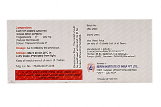 Strone 300 Mg Tablet Sr 10 - Uses, Side Effects, Dosage, Price | Truemeds