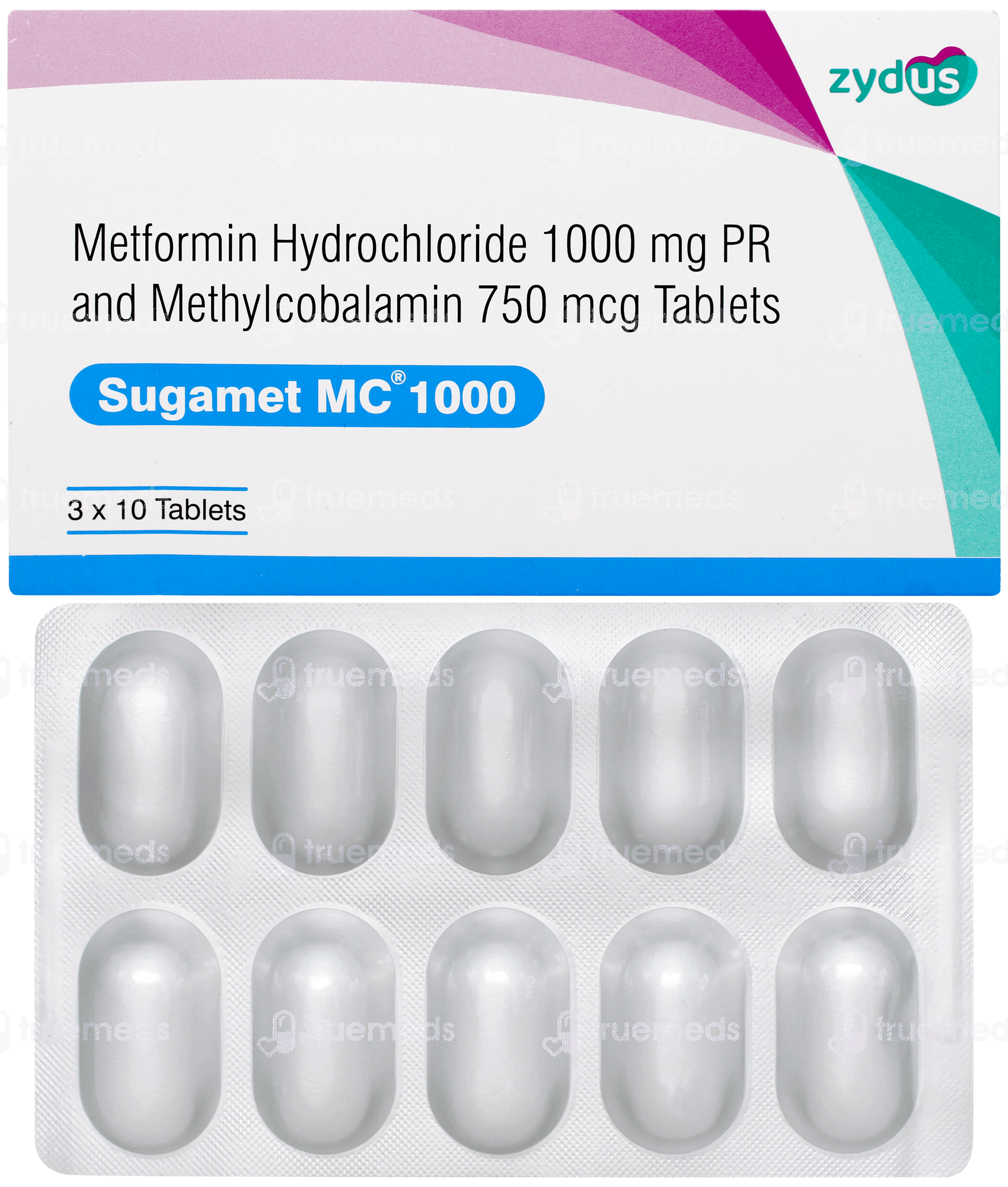 Sugamet Mc 1000 Mg/750 MCG Pr | Order SUGAMET MC 1000 MG/750MCG Tablet ...