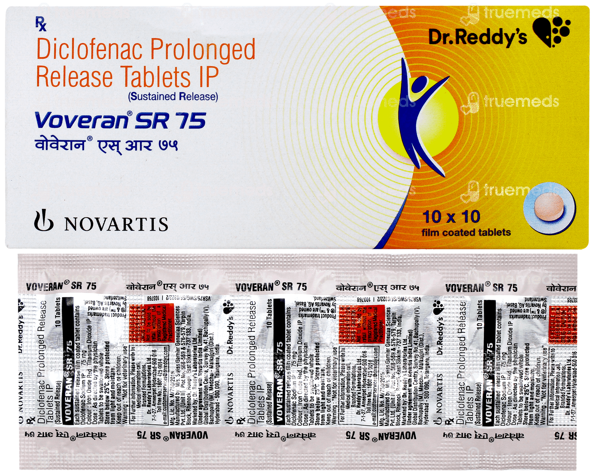 Voveran Sr 75 MG Pr | Order Voveran Sr 75 MG Tablet Pr Online at Truemeds