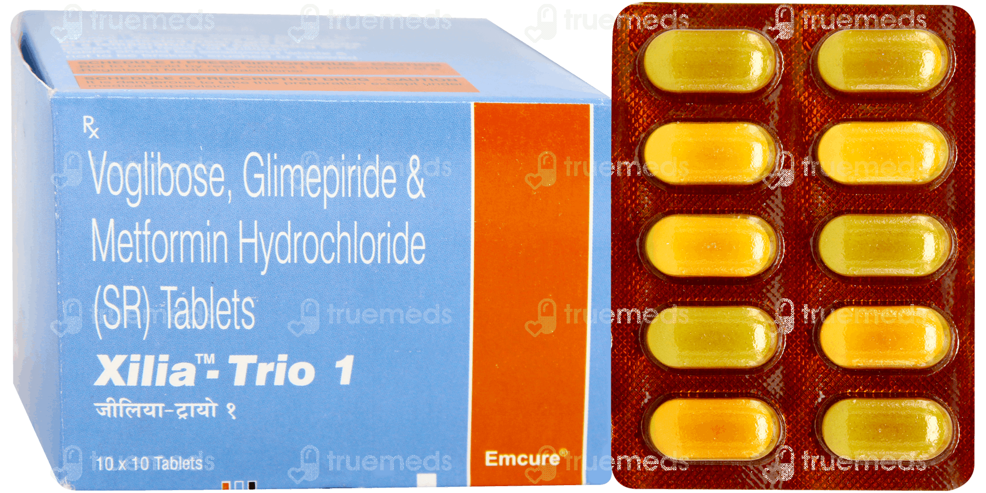 Xilia Trio 1 Tablet 10: Uses, Side Effects, Price & Substitutes