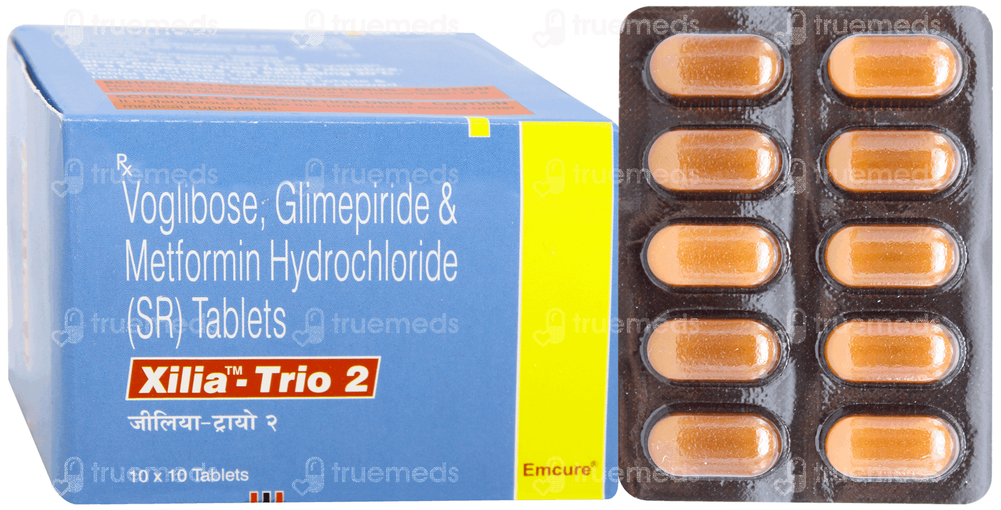 Xilia Trio 0.2/500/2mg Tablet Sr 10: Uses, Side Effects, Price ...
