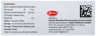 Glimp M2 Sr Tablet: Uses, Side Effects, Price & Substitutes
