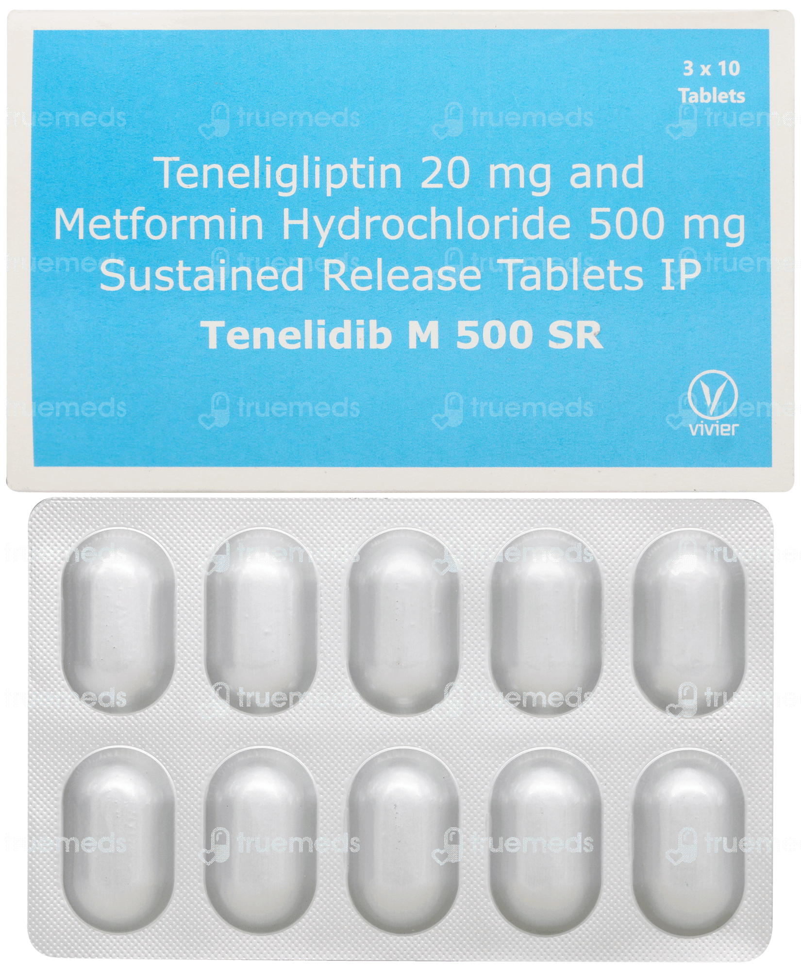 Tenelidib M 500 Sr Tablet 10: Uses, Side Effects, Price & Substitutes