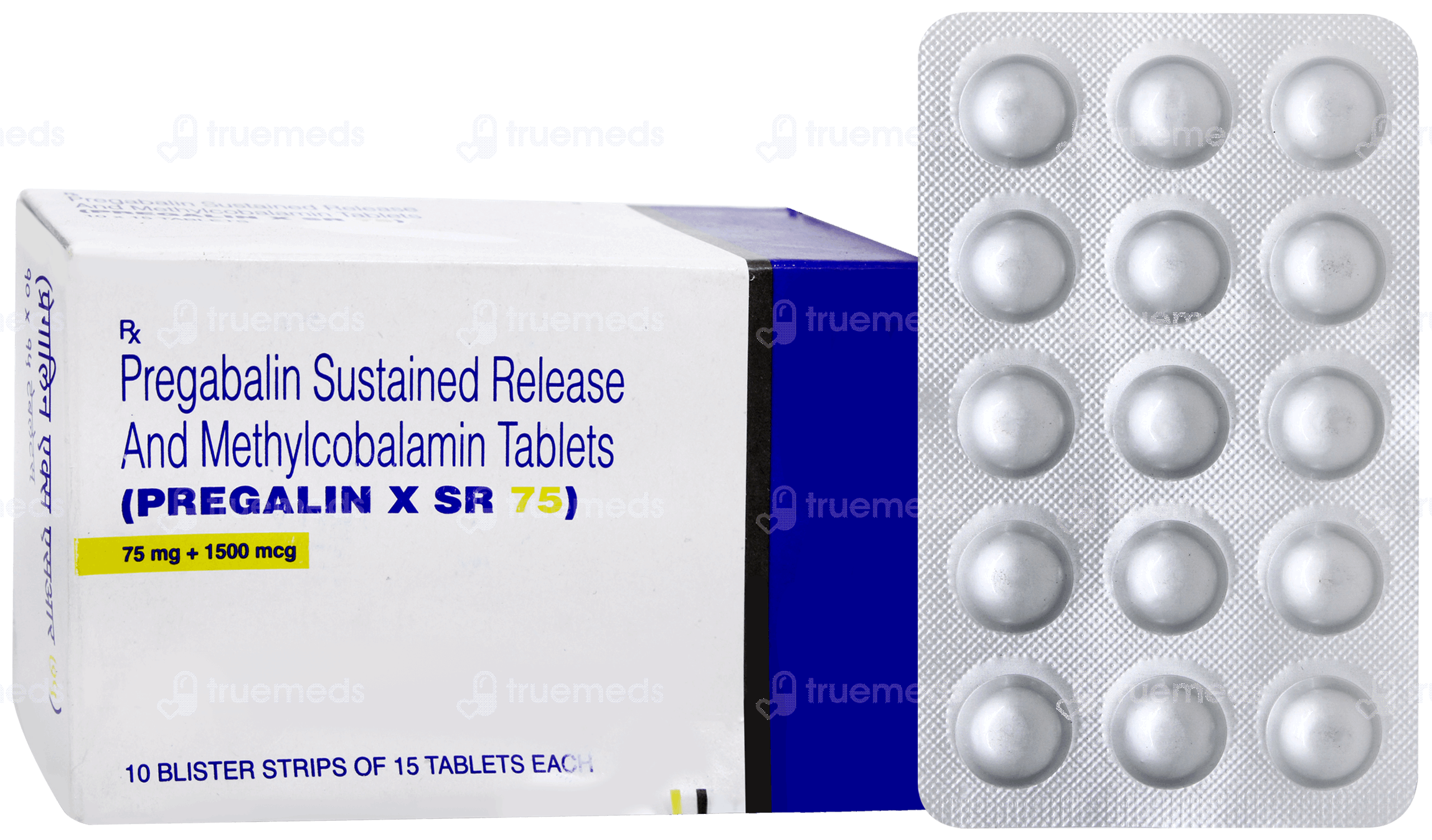Pregalin X Sr 75 Tablet 15: Uses, Side Effects, Price & Substitutes