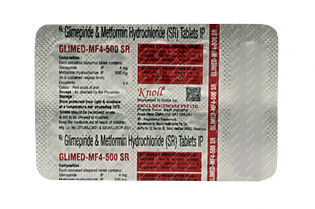 Glimed Mf4 500 Sr Tablet: Uses, Side Effects, Price & Substitutes