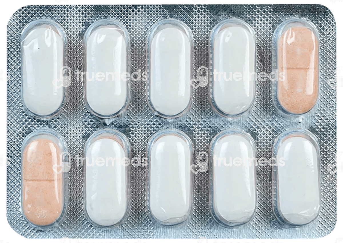 Crocimax 300700 Mg Tablet Sr 10 - Uses, Side Effects, Dosage, Price ...