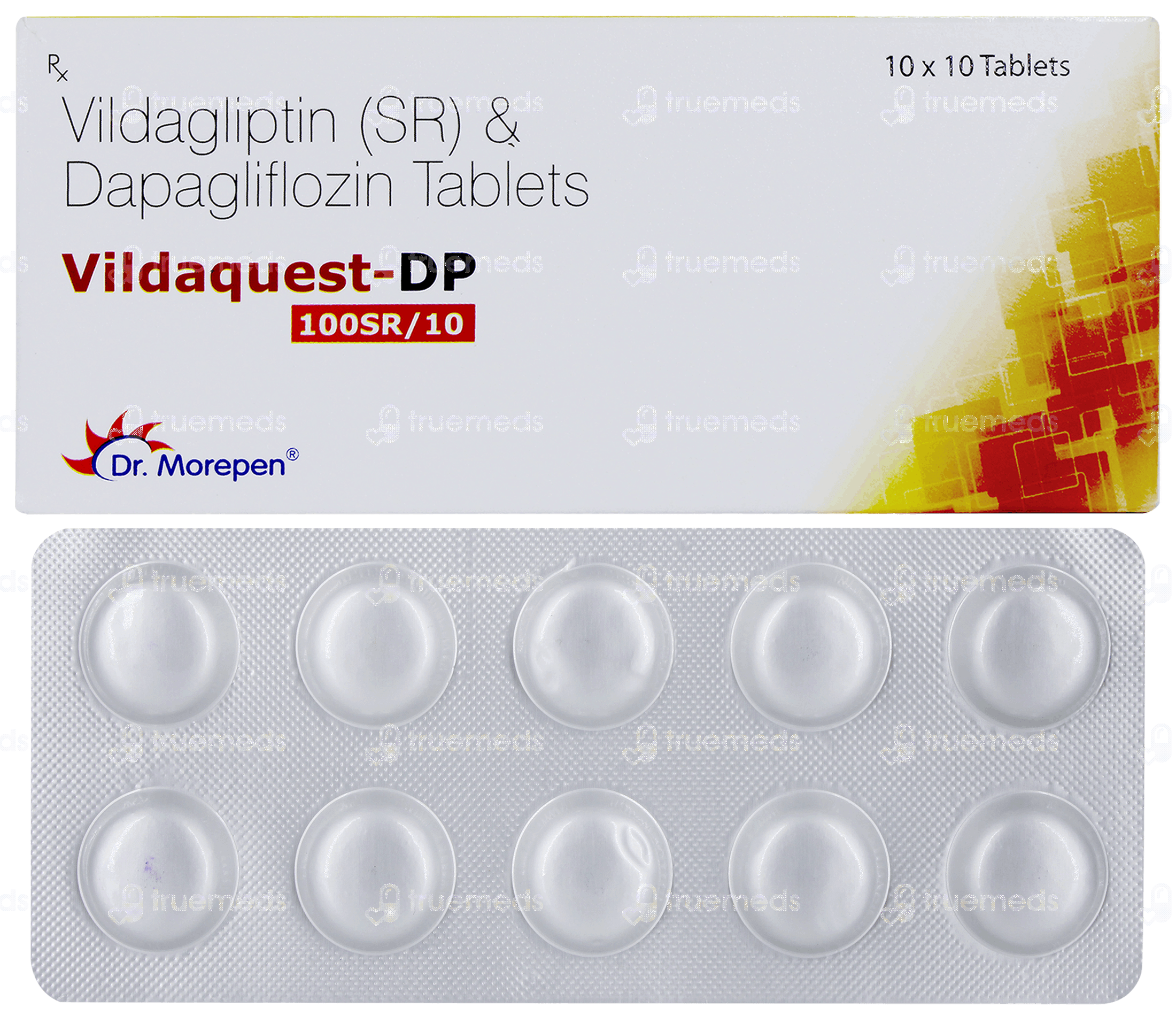 Vildaquest Dp 100/10 MG | Order Vildaquest Dp 100/10 MG Tablet Sr ...