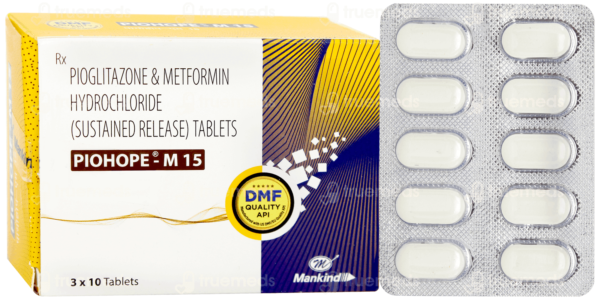 Piohope M 15 Tablet: Uses, Side Effects, Price & Substitutes