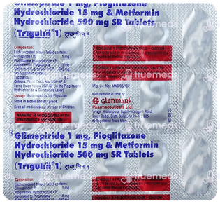 Trigulin 115500 Mg Tablet Sr 15 - Uses, Side Effects, Dosage, Price ...