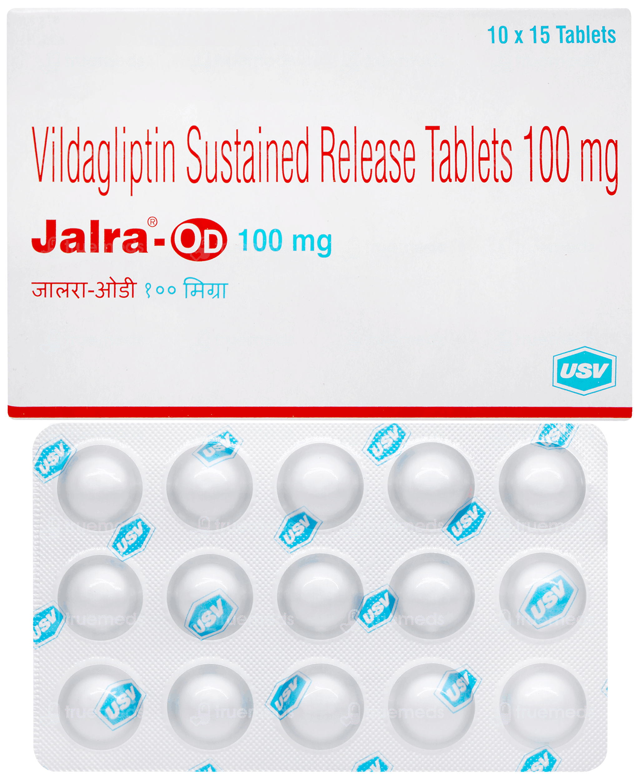 Jalra Od 100 Mg Tablet Sr 15 - Uses, Side Effects, Dosage, Price | Truemeds