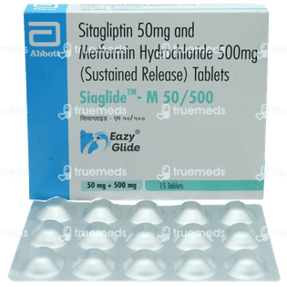Siaglide M 50/500 Tablet 15: Uses, Side Effects, Price & Substitutes