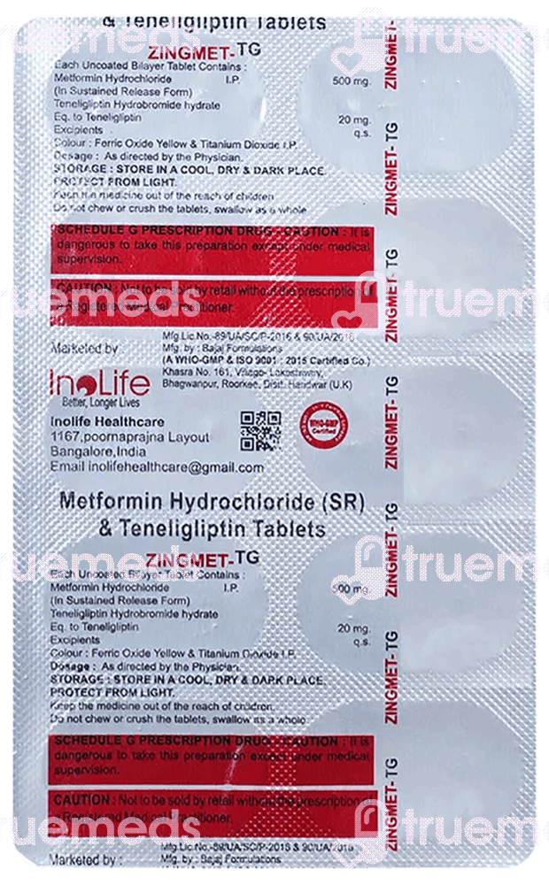 Zingmet Tg Tablet 10: Uses, Side Effects, Price & Substitutes