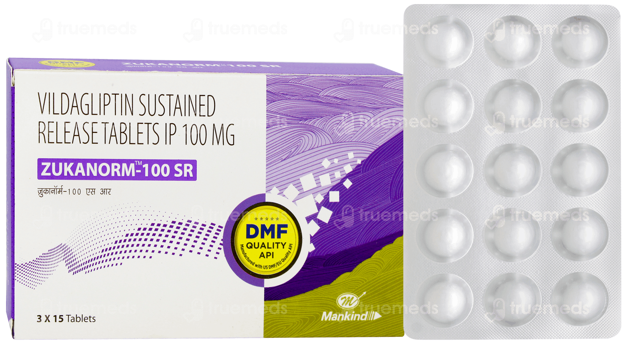 Zukanorm 100 Mg Tablet Sr 15 - Uses, Side Effects, Dosage, Price | Truemeds