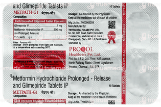 Metpath G1 MG Tablet: Uses, Side Effects, Price & Substitutes