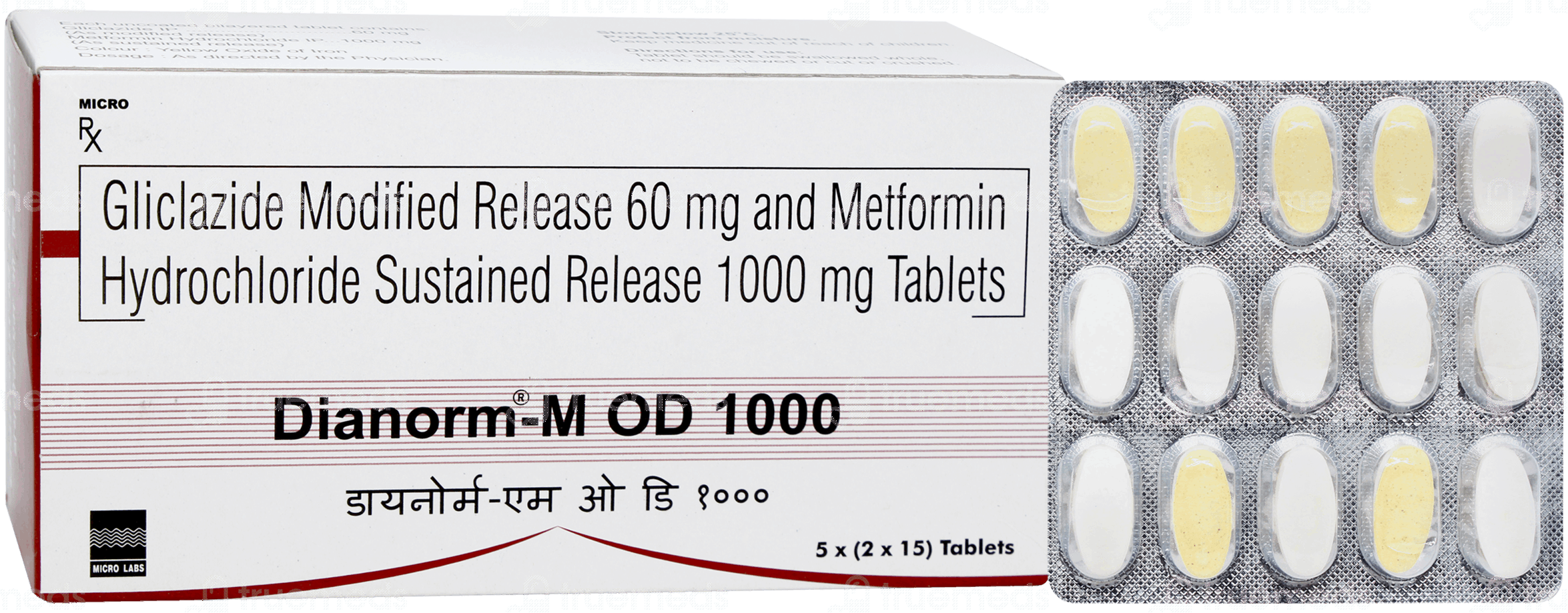 Dianorm M Od 601000 Mg Tablet Sr 15 - Uses, Side Effects, Dosage, Price ...