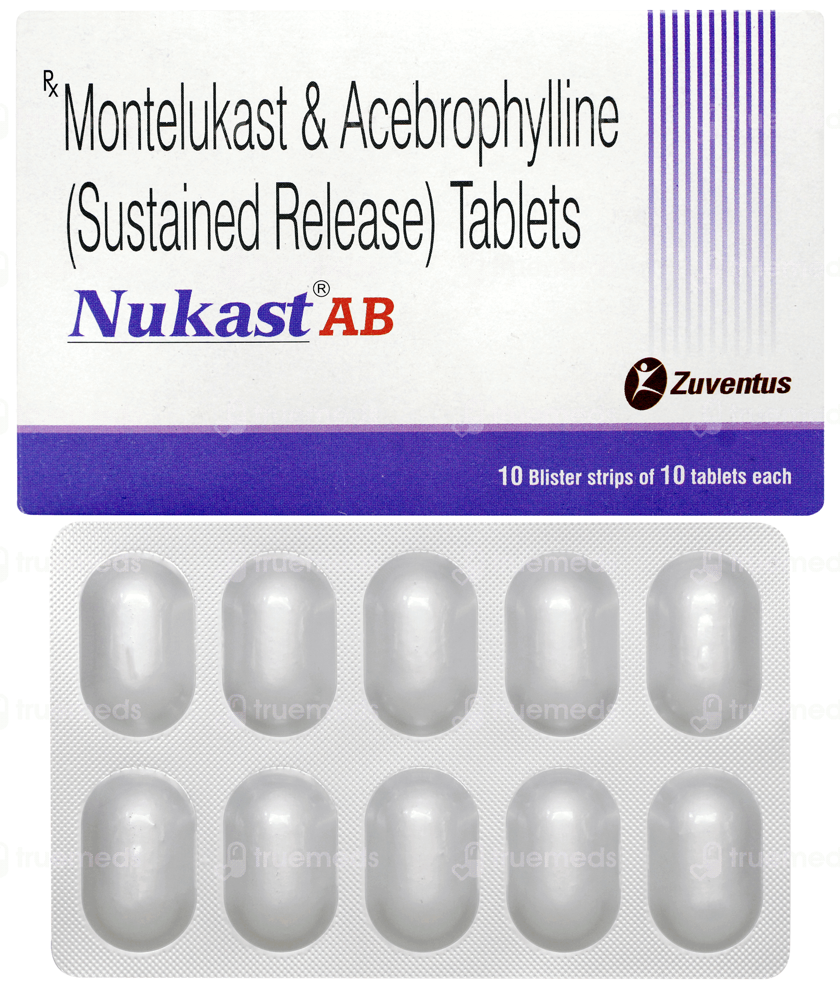 Nukast Ab Tablet Sr 10 - Uses, Side Effects, Dosage, Price | Truemeds