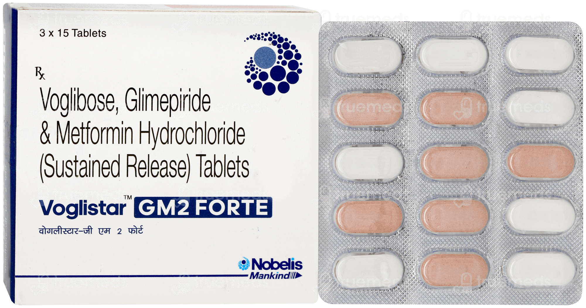 Voglistar Gm2 Forte Tablet 15: Uses, Side Effects, Price & Substitutes