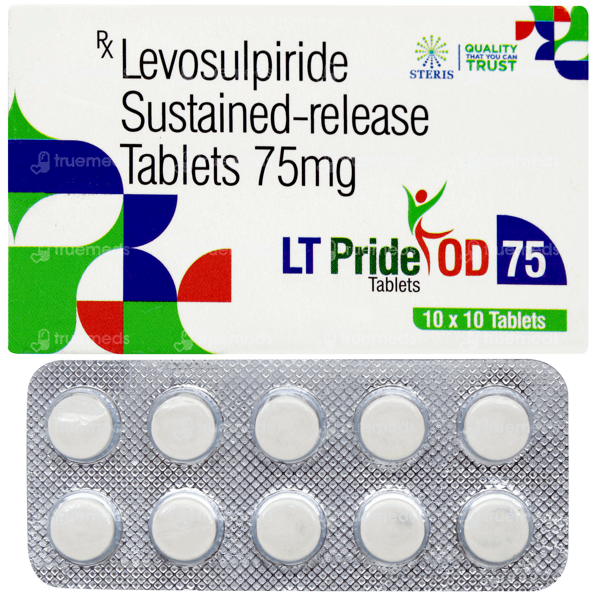 Lt Pride Od 75 Mg Tablet Sr 10 - Uses, Side Effects, Dosage, Price ...