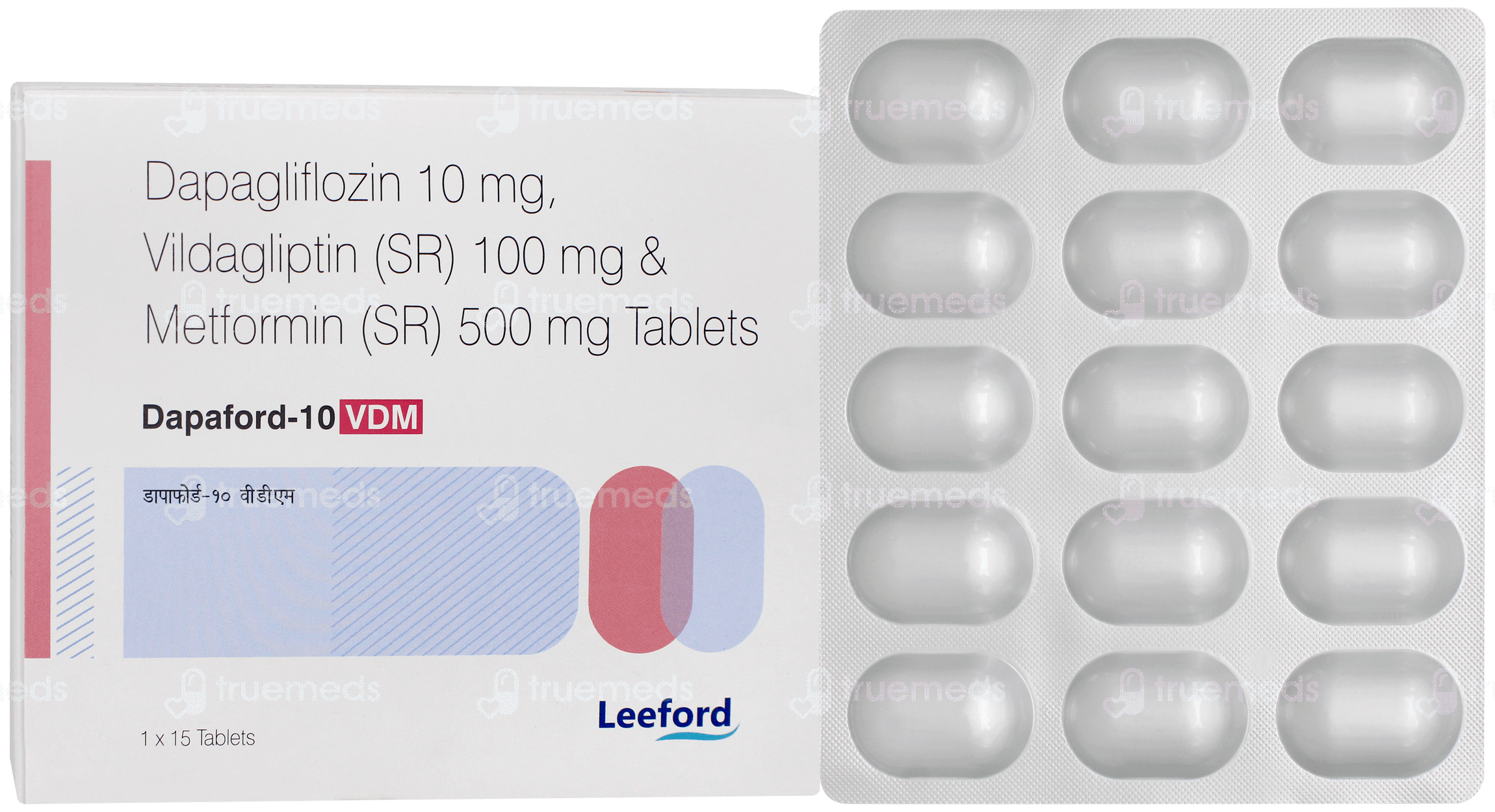 Dapaford 10 Vdm Tablet Sr 15 - Uses, Side Effects, Dosage, Price | Truemeds
