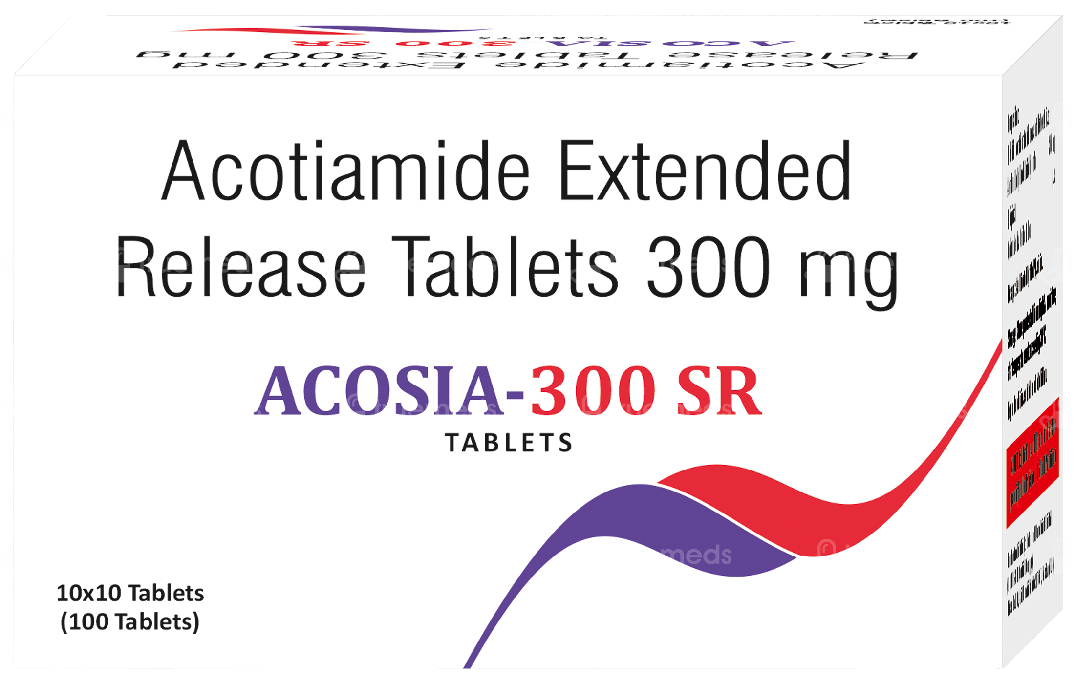 Acosia 300 Sr Tablet 10 - Uses, Side Effects, Dosage, Price | Truemeds